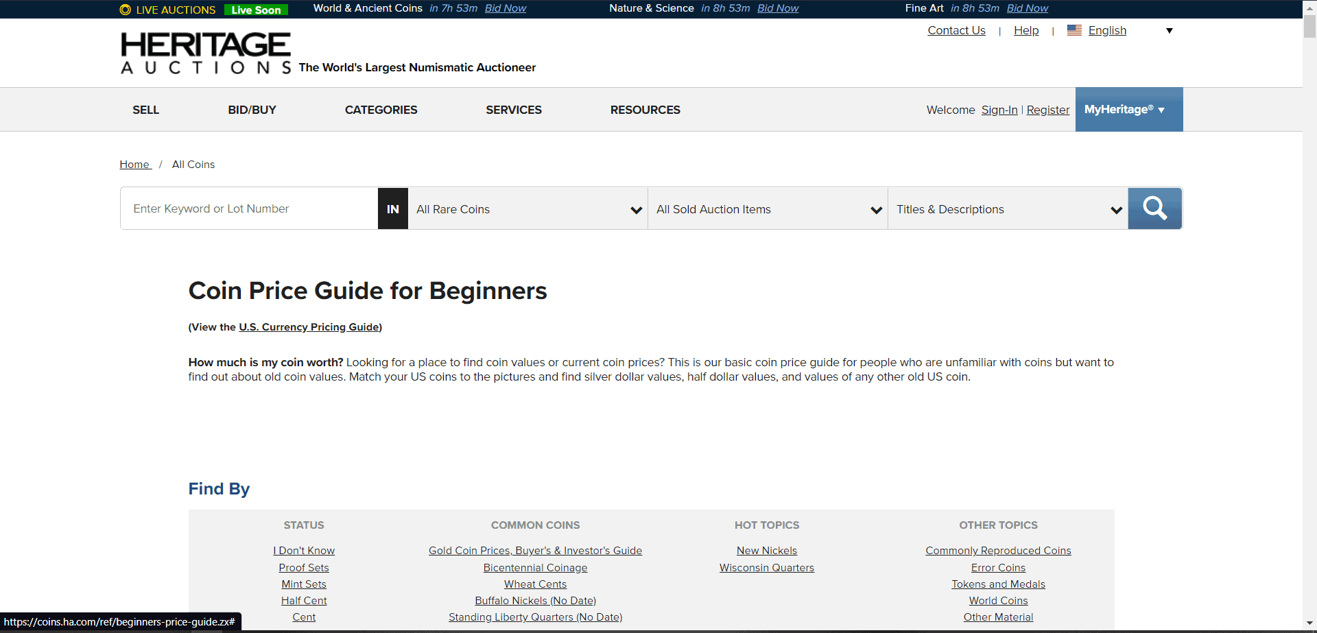 Where Can I Find The Value Of My Coins? - The Collectors Guides Centre
